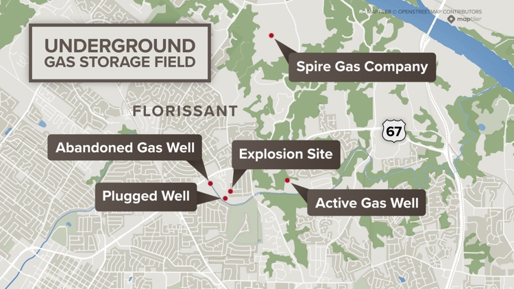 Missouri explosion leaves residents asking about buried gas fields