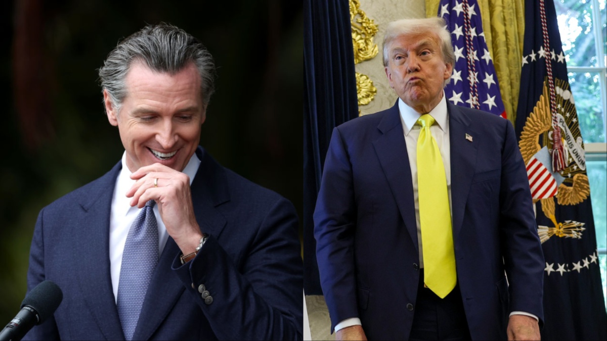 ‘I’m Stealing This!’: Gavin Newsom’s Wild Clapback at Trump’s Cringe ...