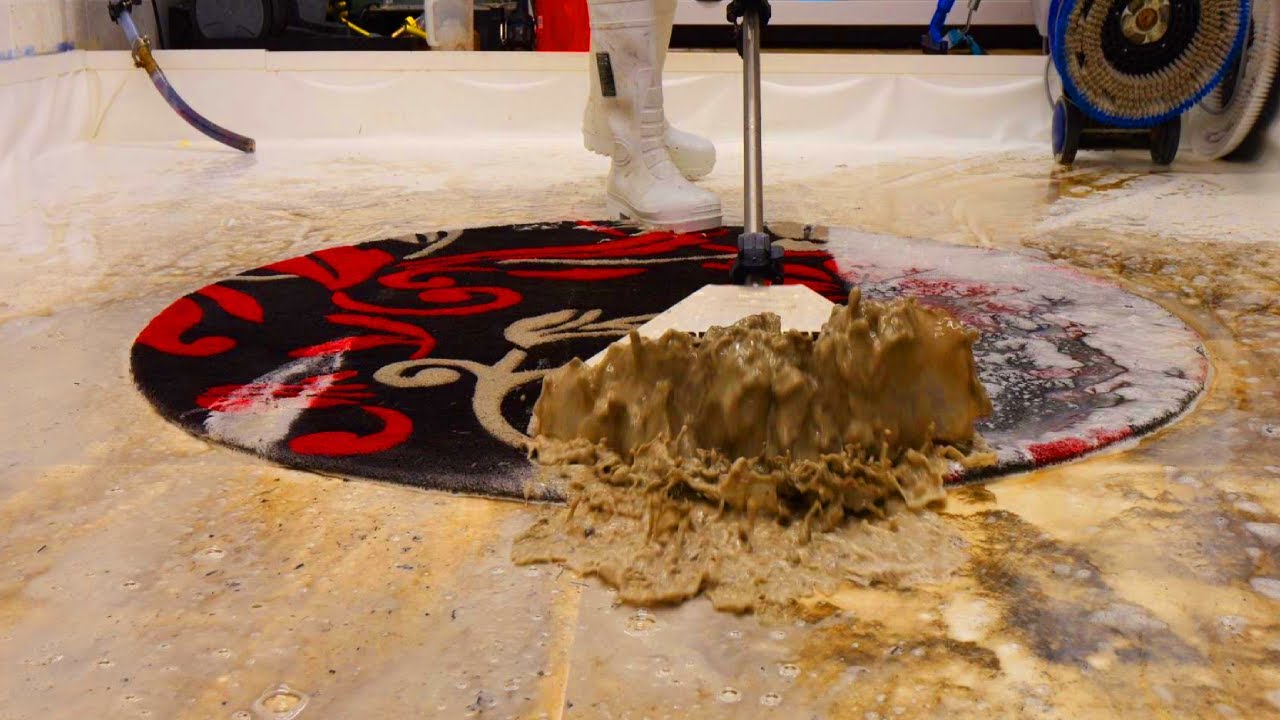 Small Rug, Strong Results – Full Asmr Cleaning Process!
