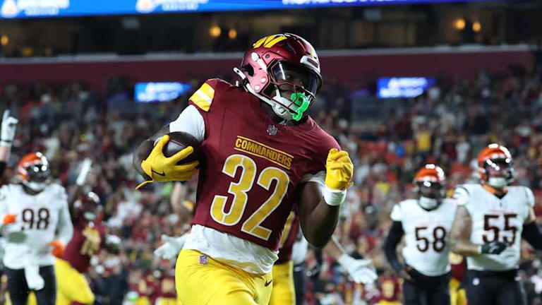 Commanders RB Jacory Croskey-Merritt makes bold jersey number switch