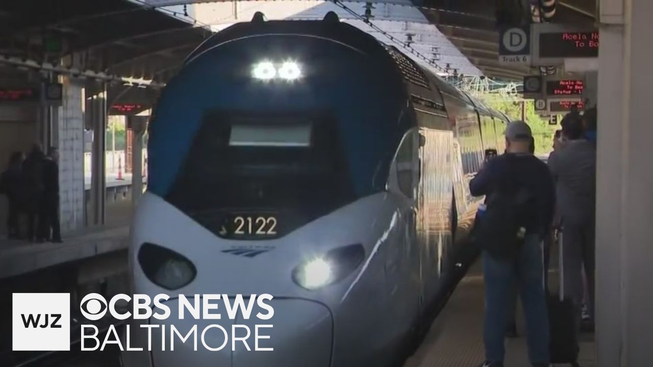 Amtrak's next-gen train makes first stop at Baltimore's Penn Station