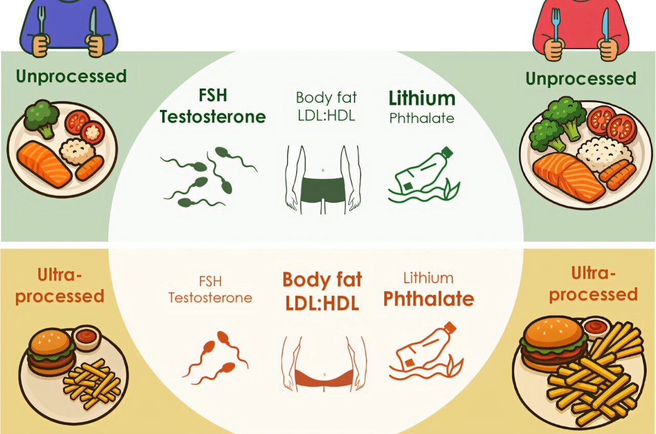 Not all calories are equal: Ultra-processed foods can harm men's health