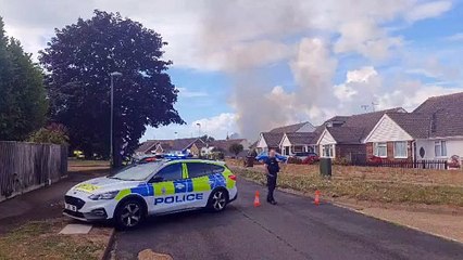 Fire in Swanbourne Road, Littlehampton