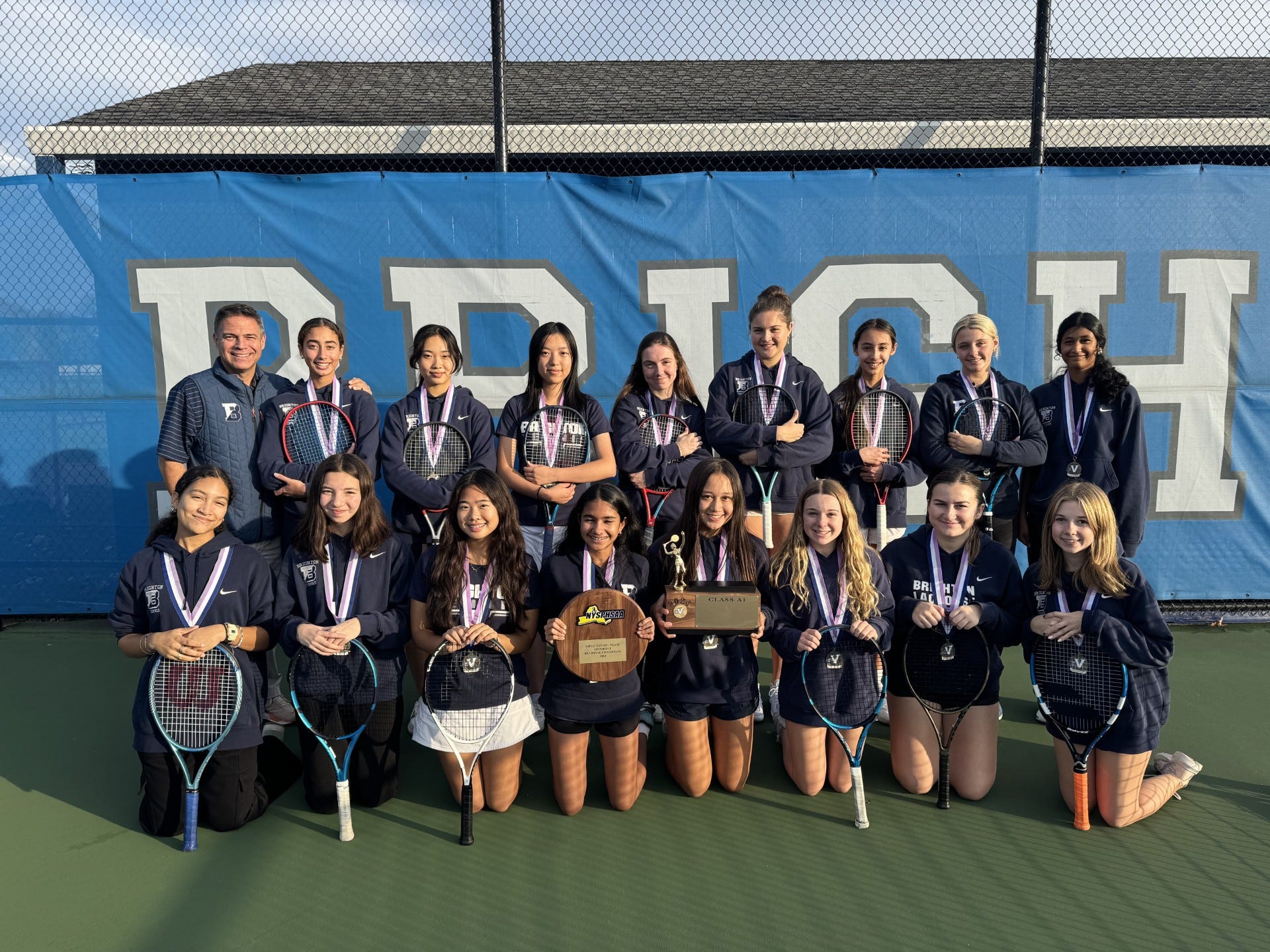 Section V girls tennis results for the 2025 season