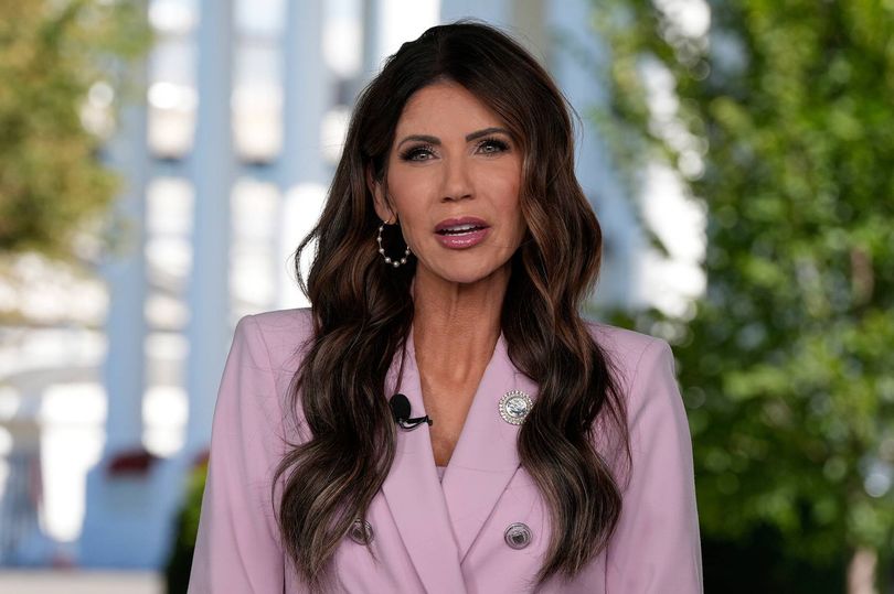 Kristi Noem gets fashion inspiration from Karoline Leavitt's MAGA ...