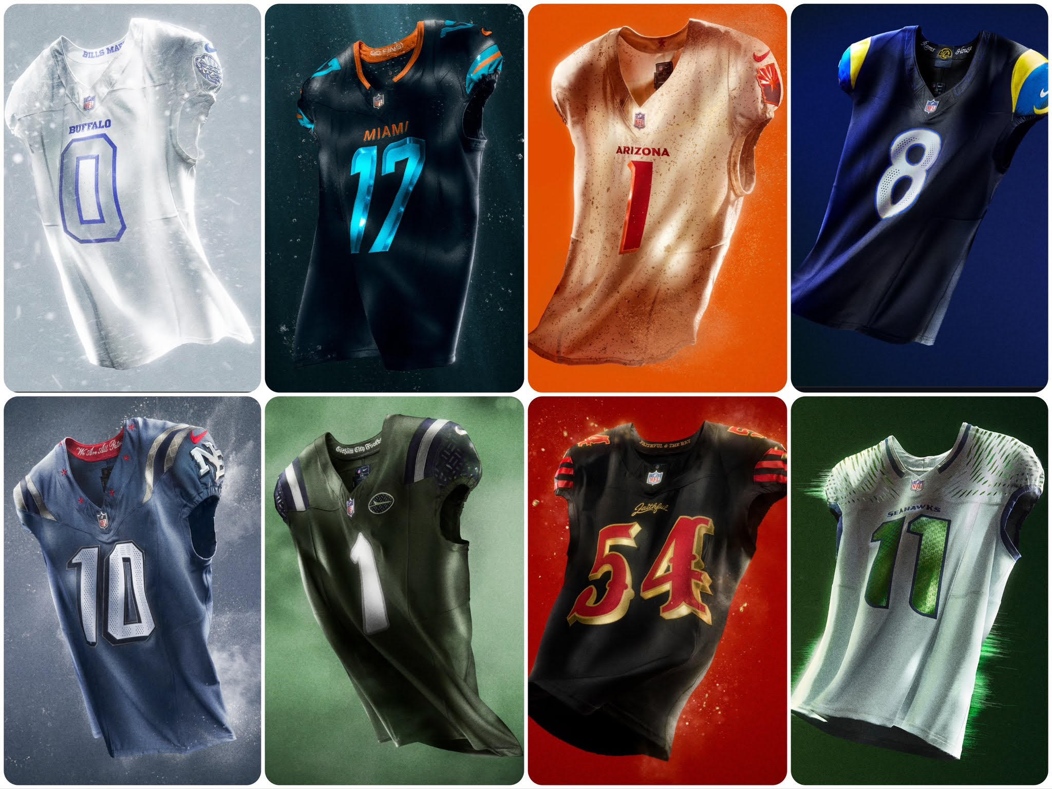 Ranking the NFL's 8 new Rivalries uniforms: Where do the Seahawks land?