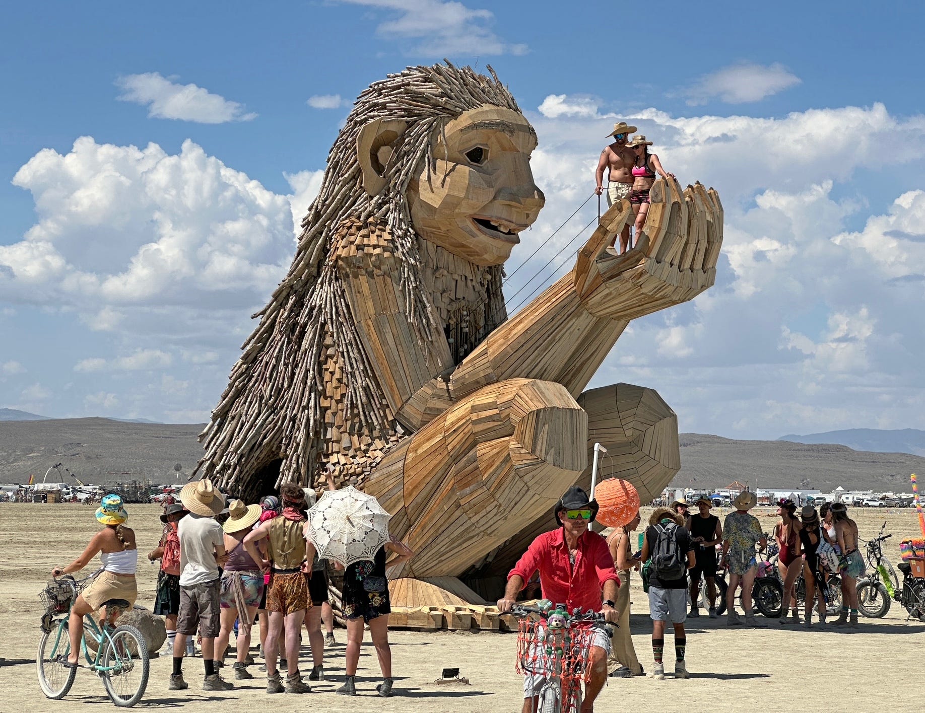 Burning Man Thursday: Weather clears up, entry wait times diminished