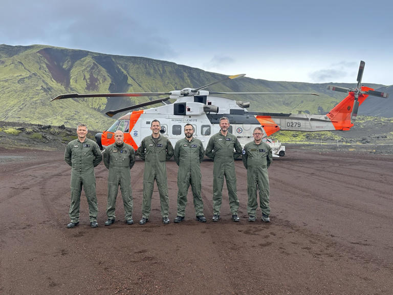 Historisk helikoptertur – fløy uavbrutt mellom Bodø og Jan Mayen