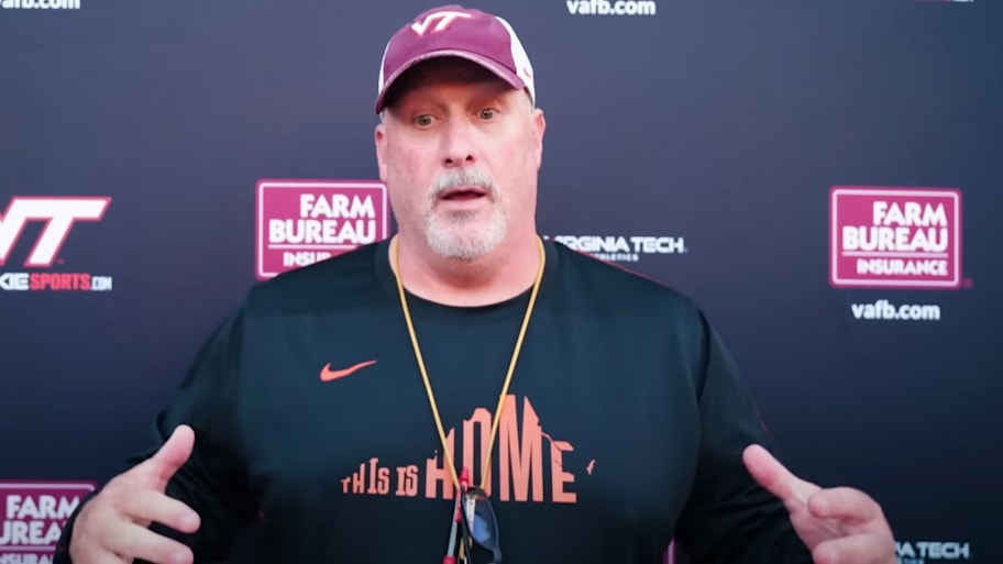 Everything from Virginia Tech OL Coach Matt Moore After Wednesday's ...