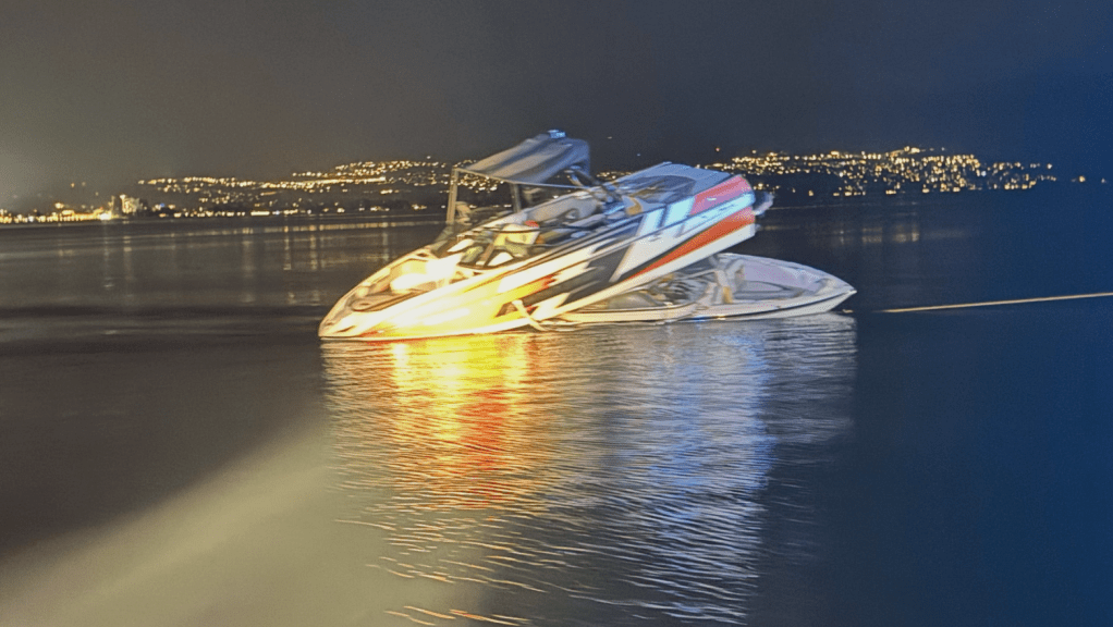 3 remain in hospital after boat collision on Okanagan Lake