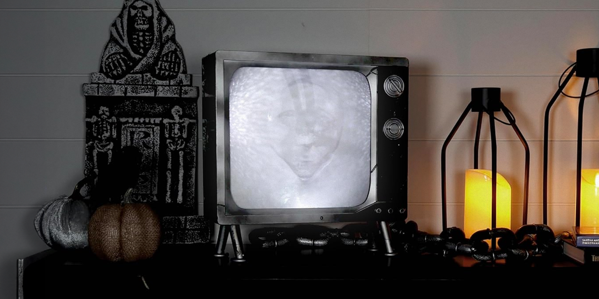 Your Halloween Just Got Scarier With This Haunted TV