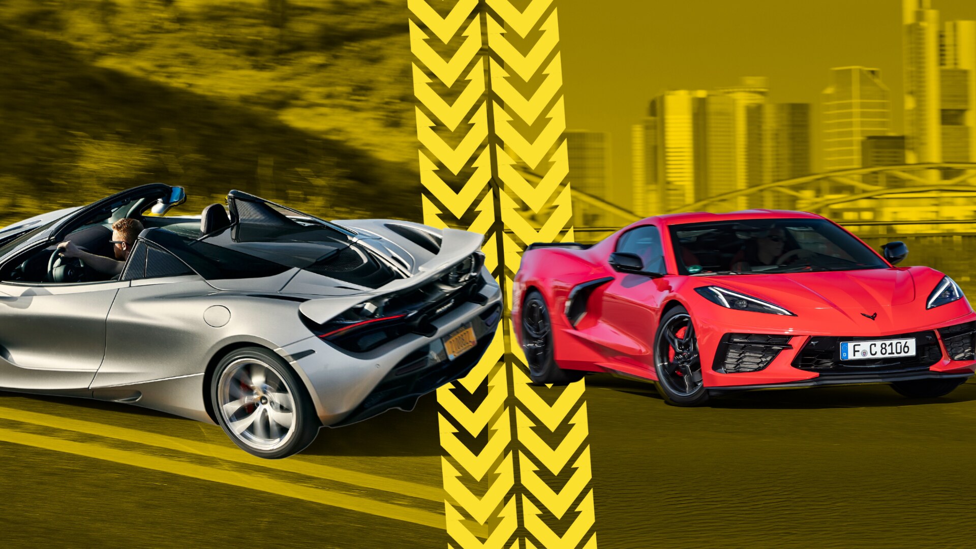 Corvette C8 vs McLaren 720S Spider, supercar value vs exotic speed
