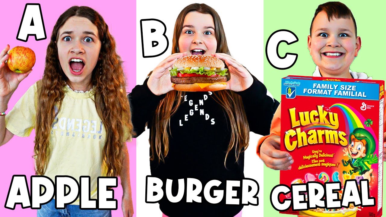 Can we eat our way through the alphabet? 🍏