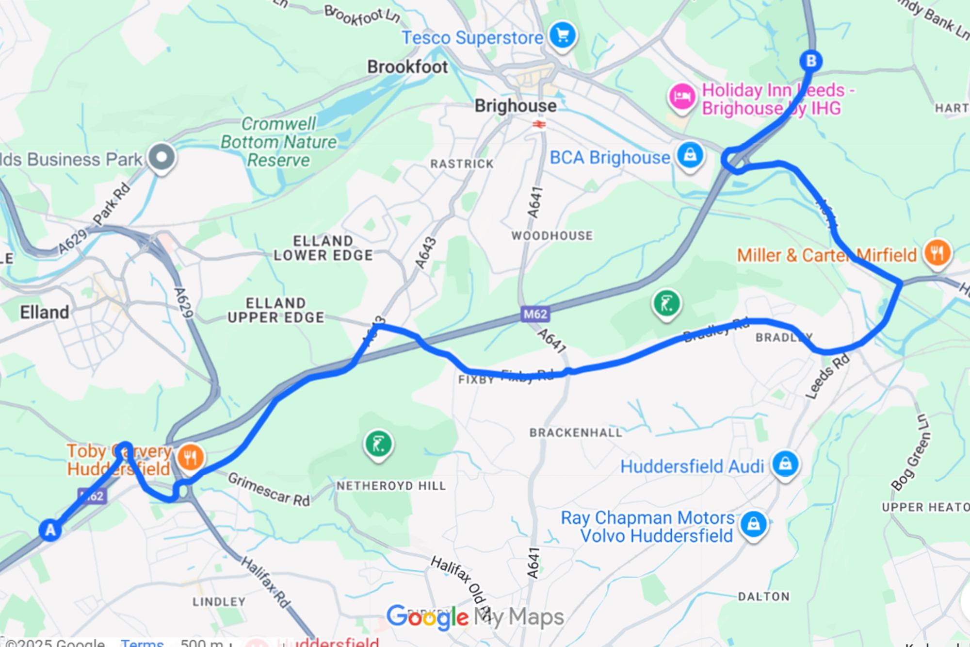 M62 overnight closures: Here's a map of the diversions drivers will ...