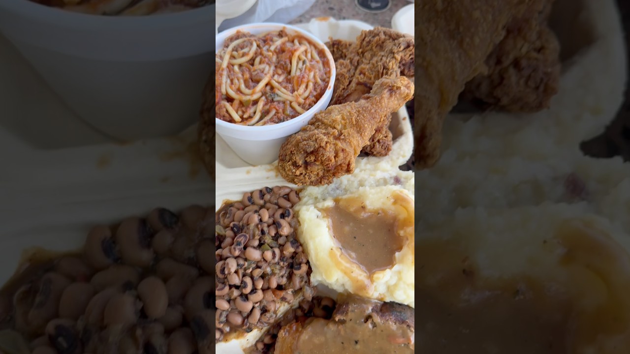 I’m diving into soul food in Leimert Park! 🍽️
