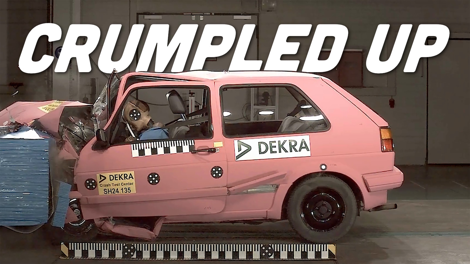 Here's How Much Worse A 1989 Volkswagen Handles A 40MPH Crash Than A ...