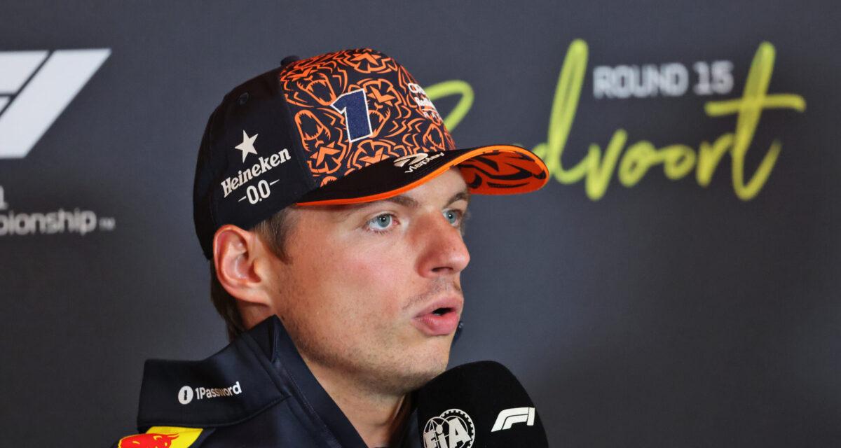 Red Bull : implacable, Verstappen calme la rumeur Palou en F1