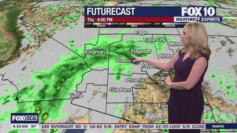 Arizona weather forecast: Tropical Storm Juliette brings rain, clouds