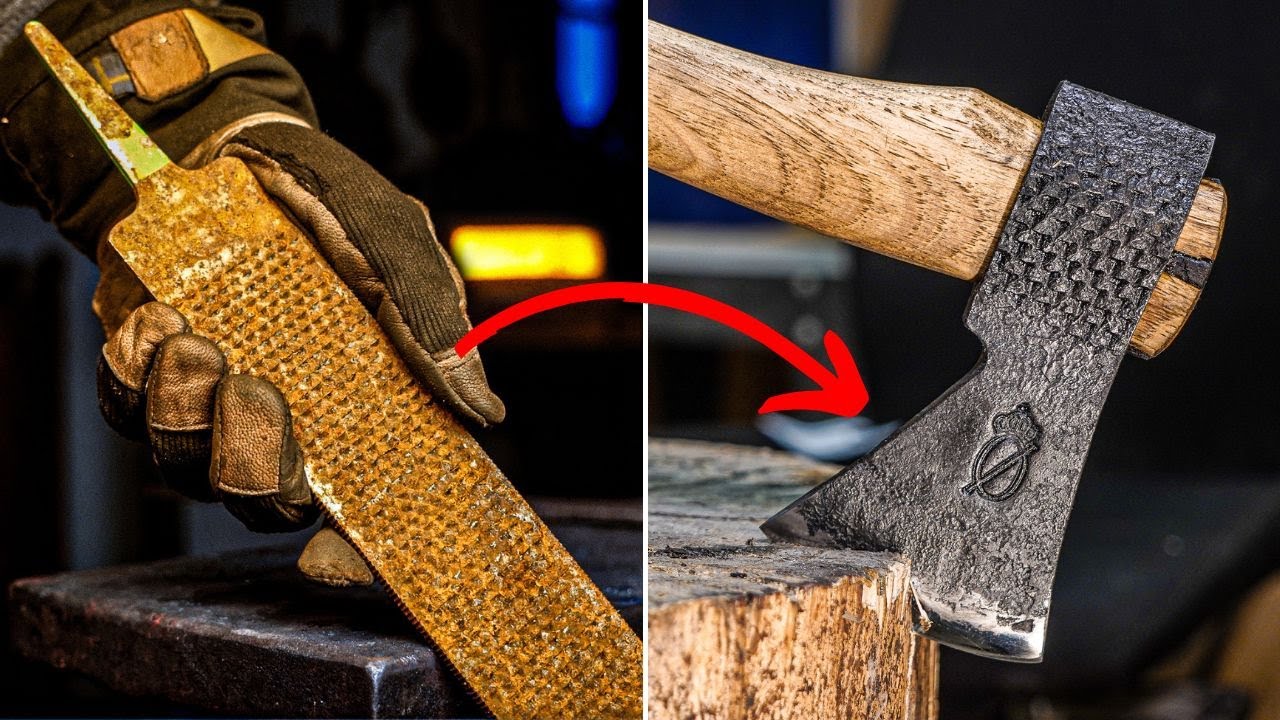 I Turned a Farrier’s Rasp into a Razor-Sharp Axe