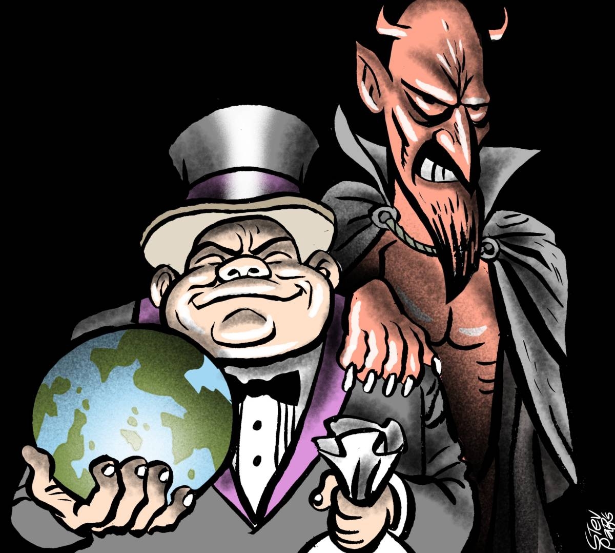 The ambition to be rich