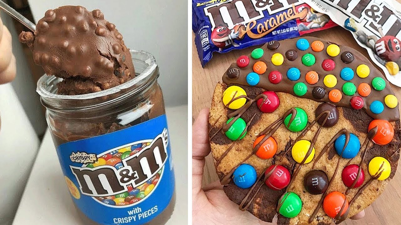 M&M Spread & Topped Cookie | Satisfying Cake Compilation