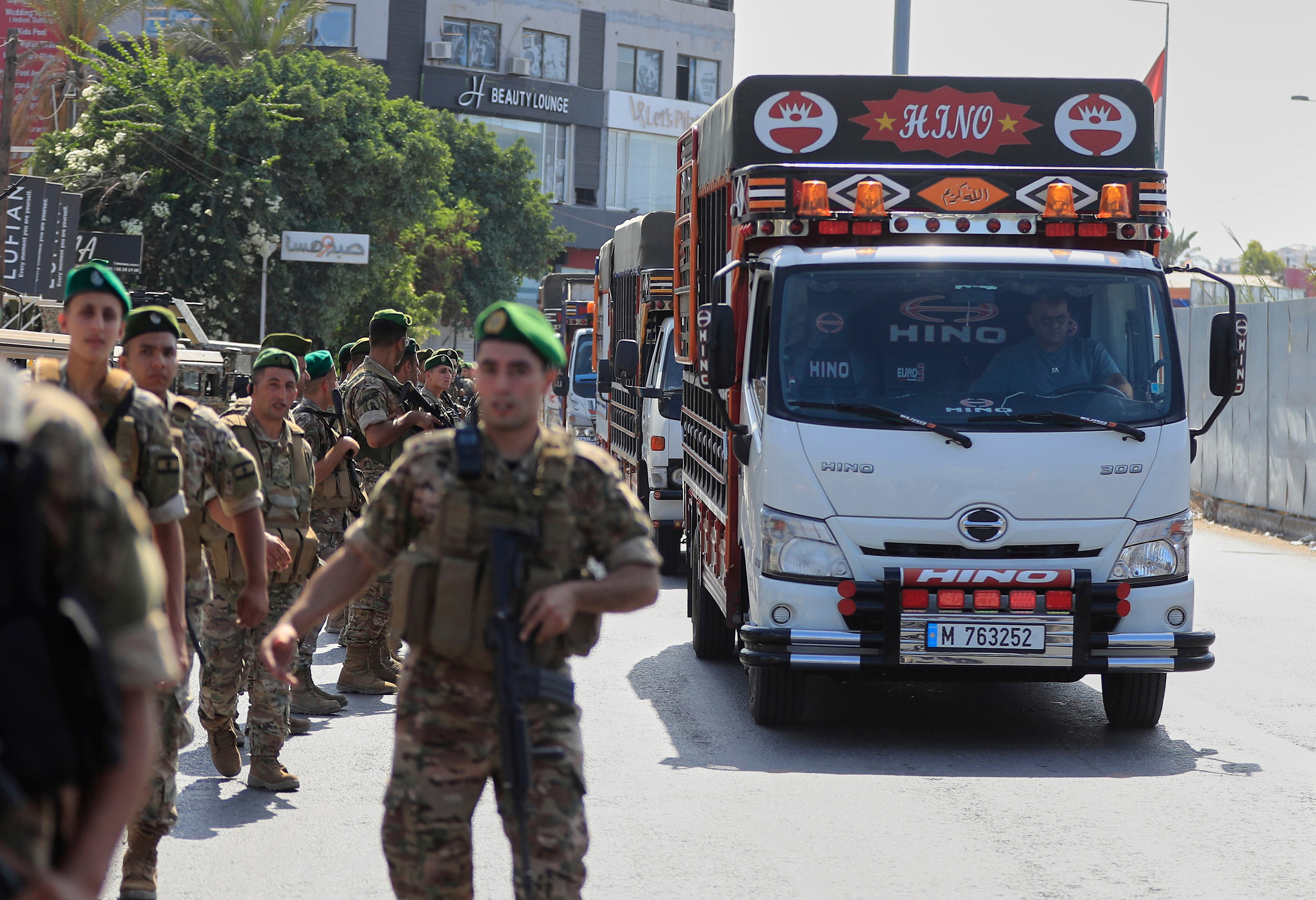 Lebanese army collects arms from Palestinian groups in southern refugee ...