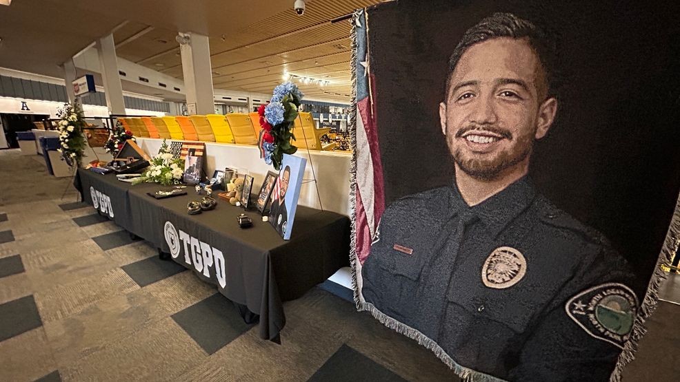 Family, colleagues remember Officer Eric Estrada at funeral service