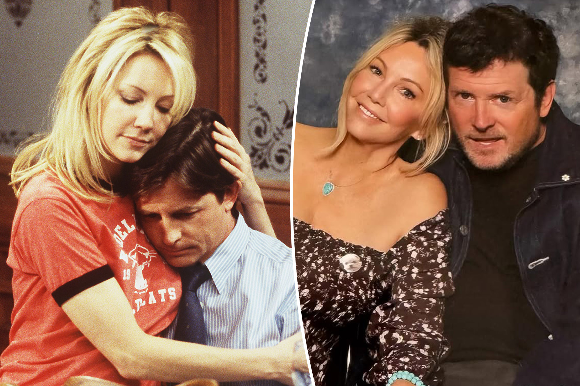 Heather Locklear and Michael J. Fox reunite nearly 25 years after starring on ‘Spin City’