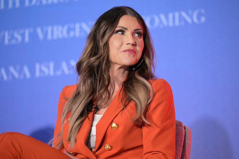 Kristi Noem gets fashion inspiration from Karoline Leavitt's MAGA ...