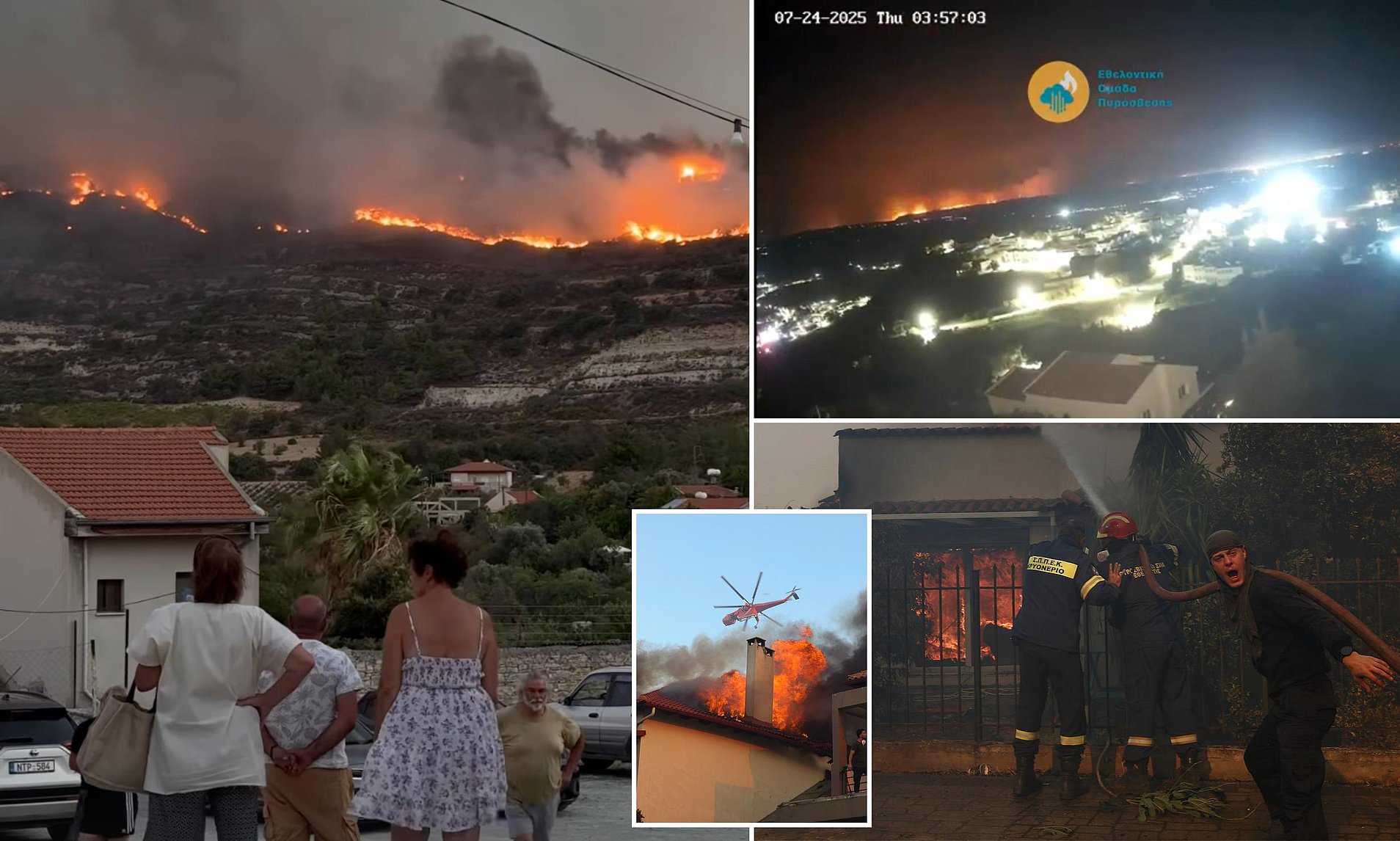 Apocalyptic Cyprus wildfires which burned two people alive was 'caused ...