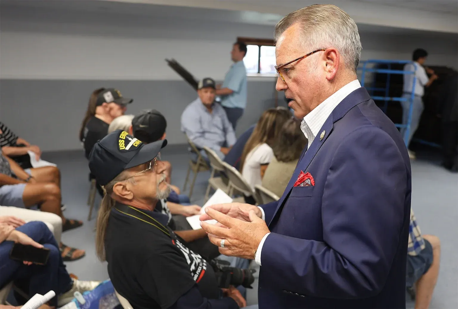Congressman faces questions about Trump Medicaid cuts, GOP priorities ...