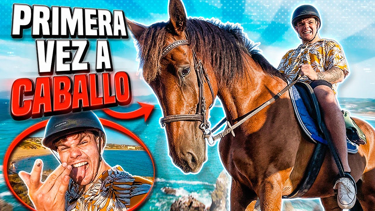 Monto a caballo por primera vez!🐴🥵