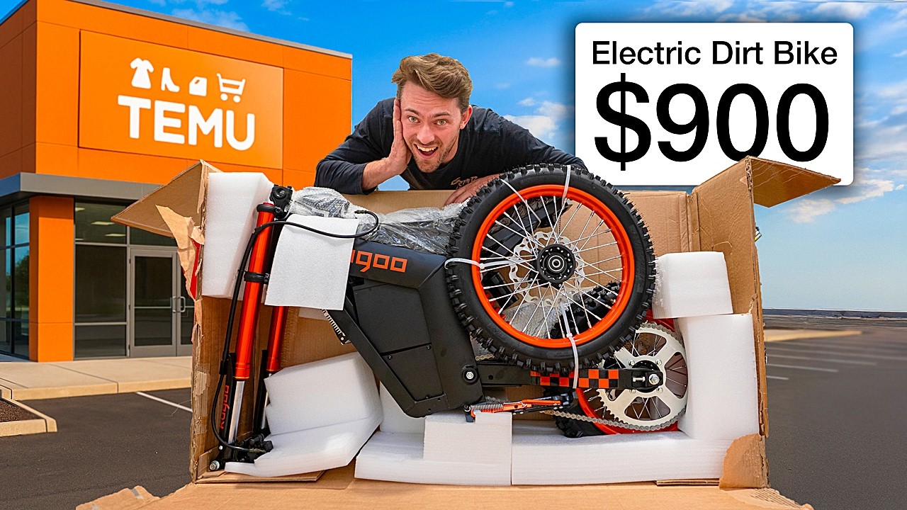I bought the cheapest electric dirt bike on TEMU (counterfeit)