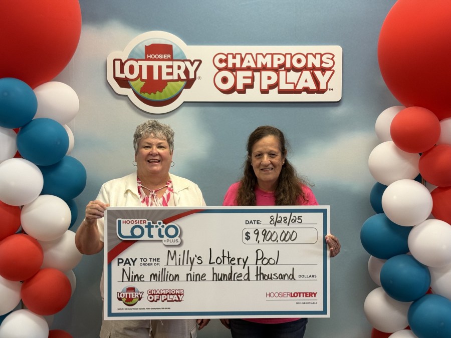 $9.9 million Hoosier Lotto jackpot claimed by 5 Columbus residents