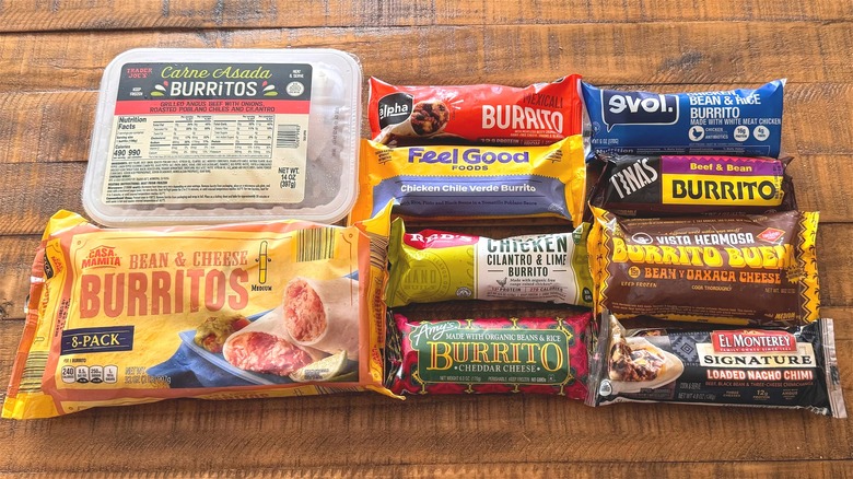 We Tasted And Ranked 10 Store-Bought Frozen Burritos