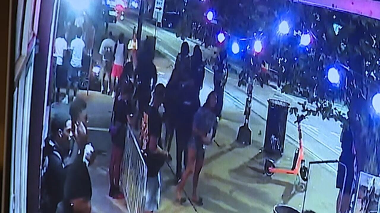 Cameras captured chaos of Atlanta mass shooting that killed 1, injured 10