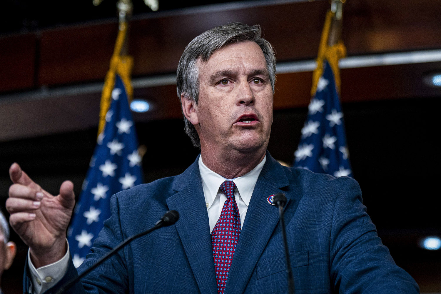 GOP Rep. Barry Moore exits through back door after he is heckled at ...