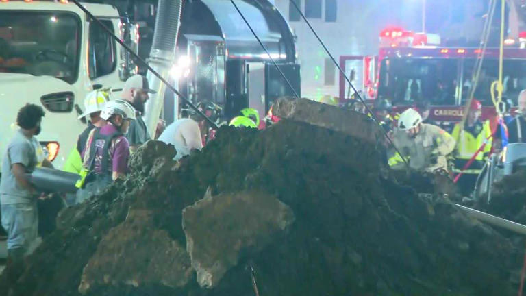 'A well-oiled machine:' Worker rescued after trench collapses in ...