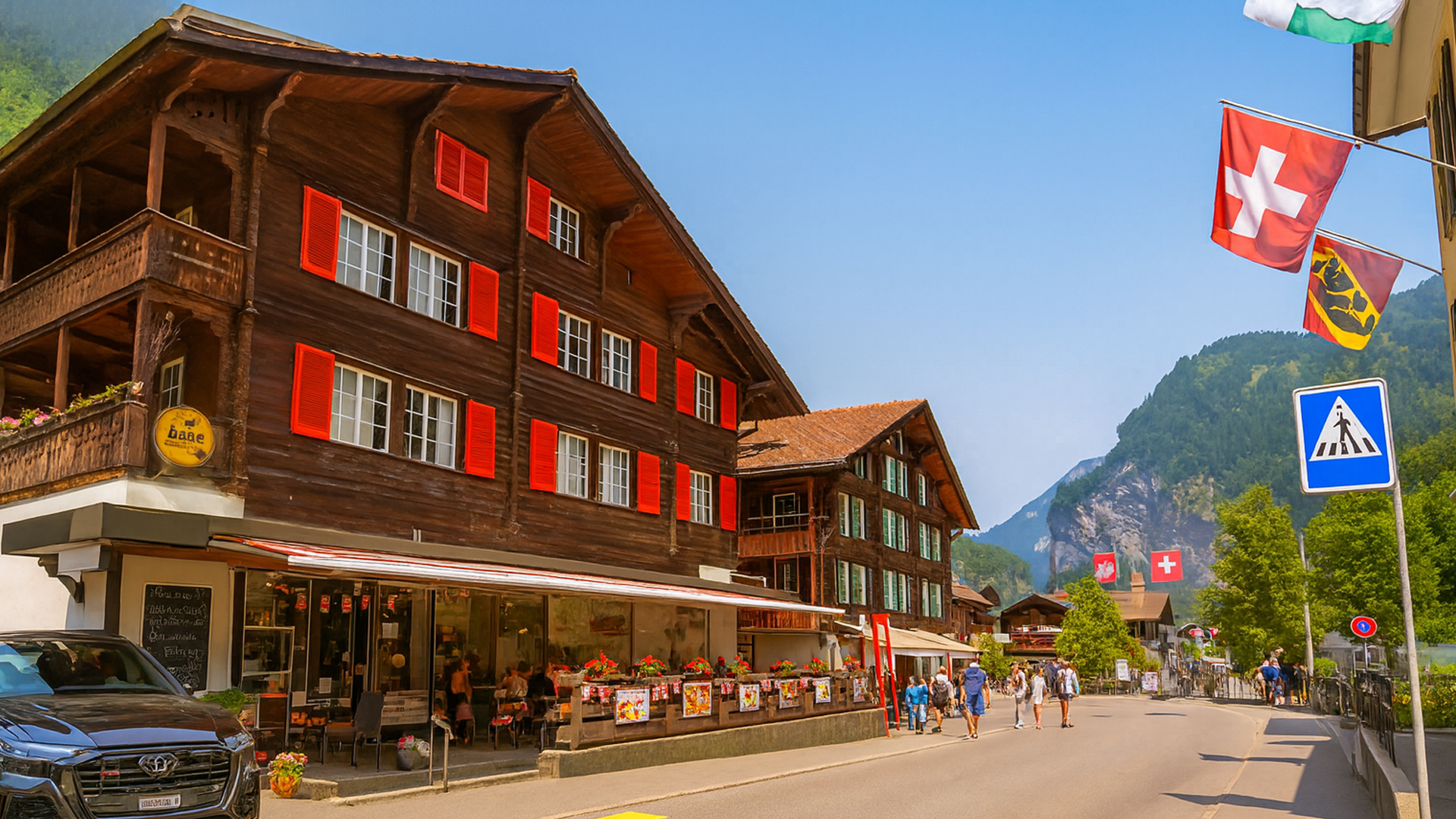 Lauterbrunnen Switzerland – Waterfalls & Meadows (4K)