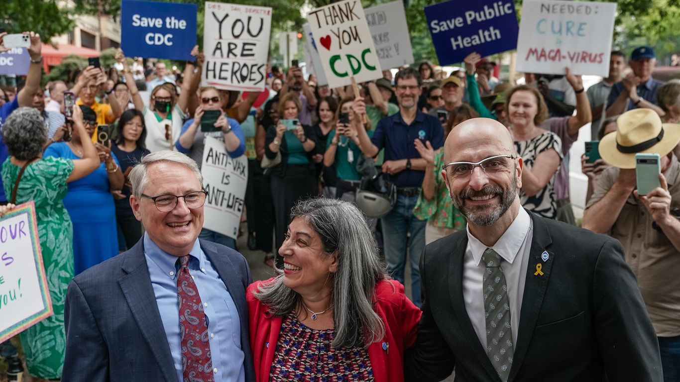15 photos from CDC rally for officials who quit over RFK policies