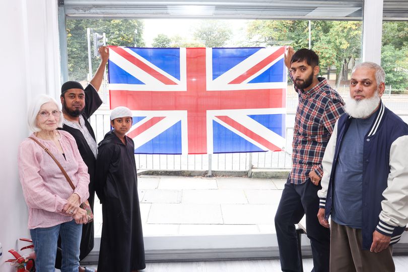 They put up a Union Jack outside his mosque - his response was powerful
