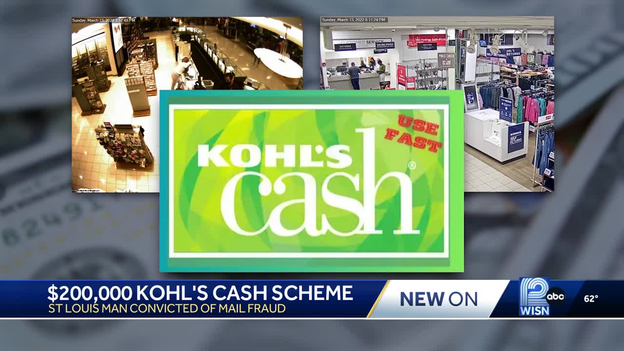 Missouri man guilty in $200,000 Kohl's Cash fraud scheme across 13 states