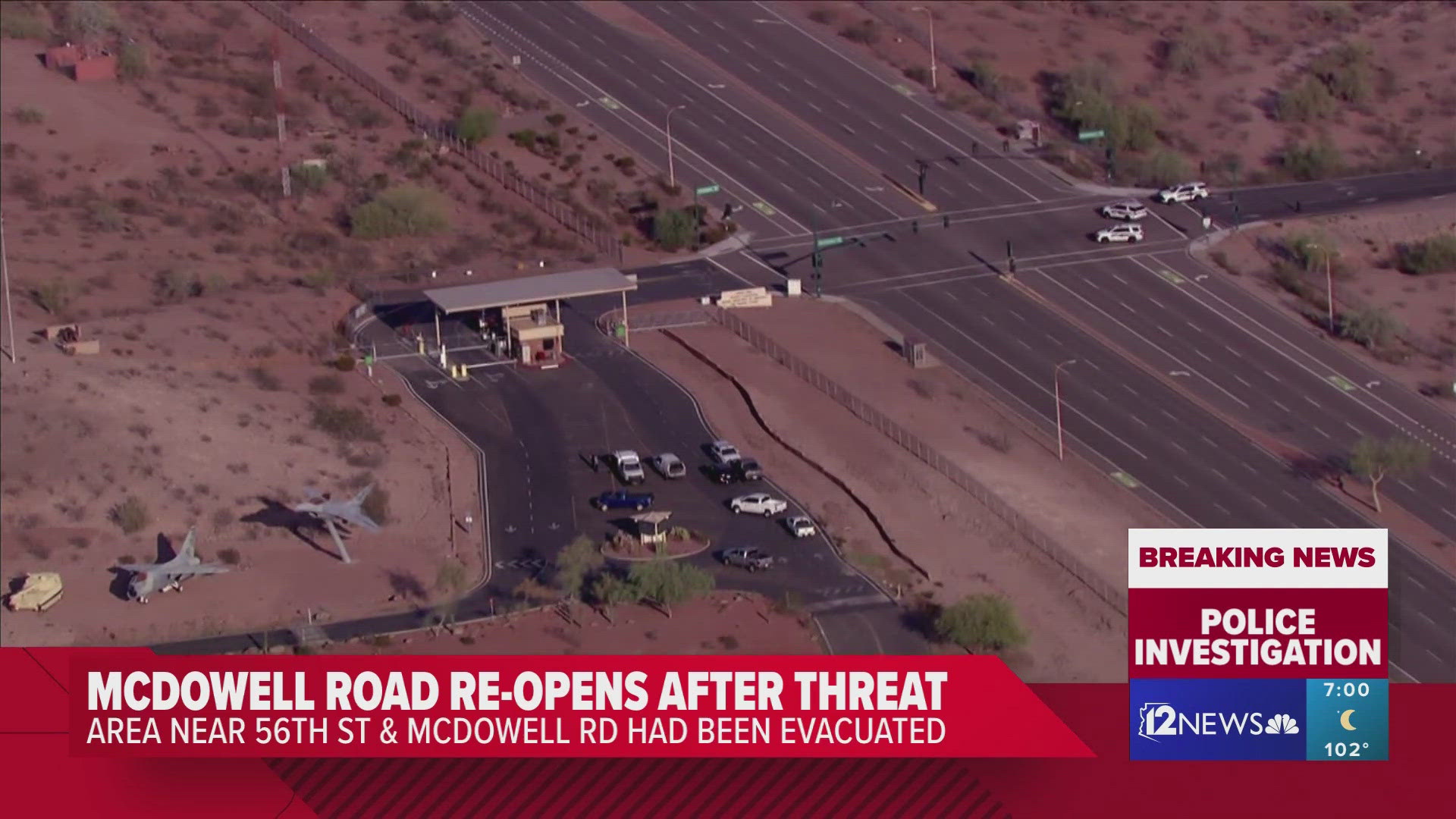 Military grade explosive device brought to entrance of east Phoenix base