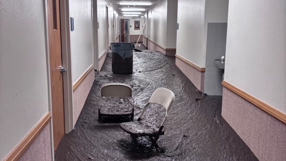 Church building buried in four feet of mud near Buckley Draw burn scar ...