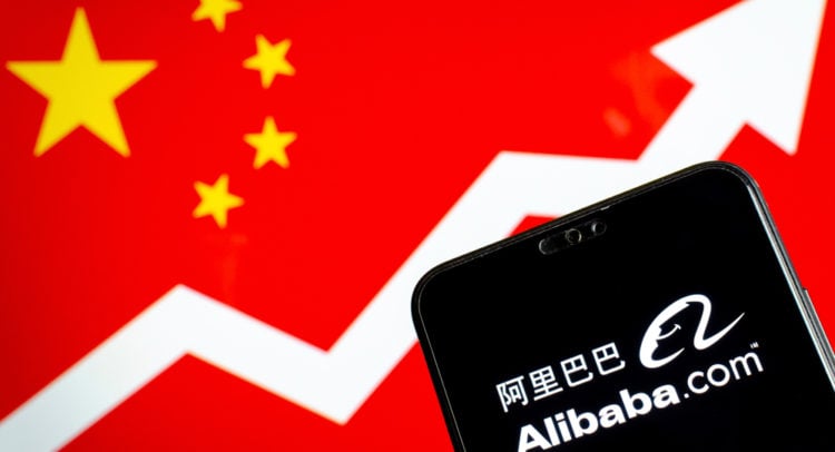 Mixed options sentiment in Alibaba with shares up 0.56%