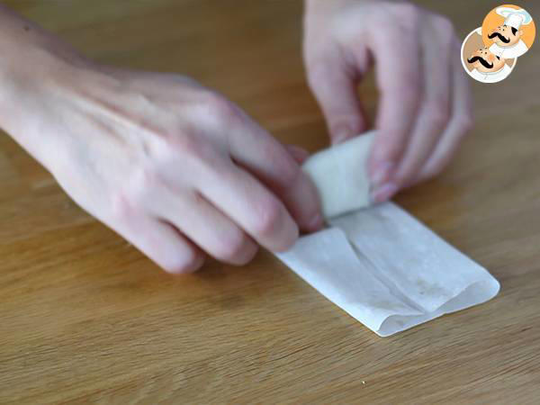 Croustillants van banaan met filodeeg
