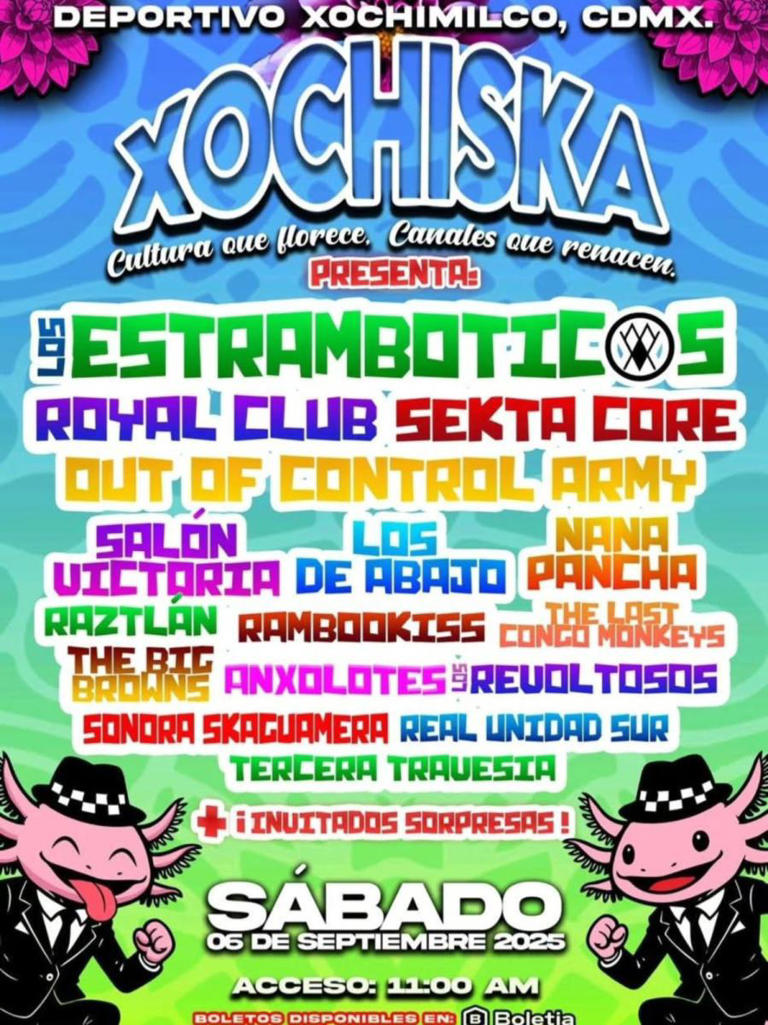 XochiSka 2025: bandas confirmadas, fecha, boletos y lucha libre en el ...
