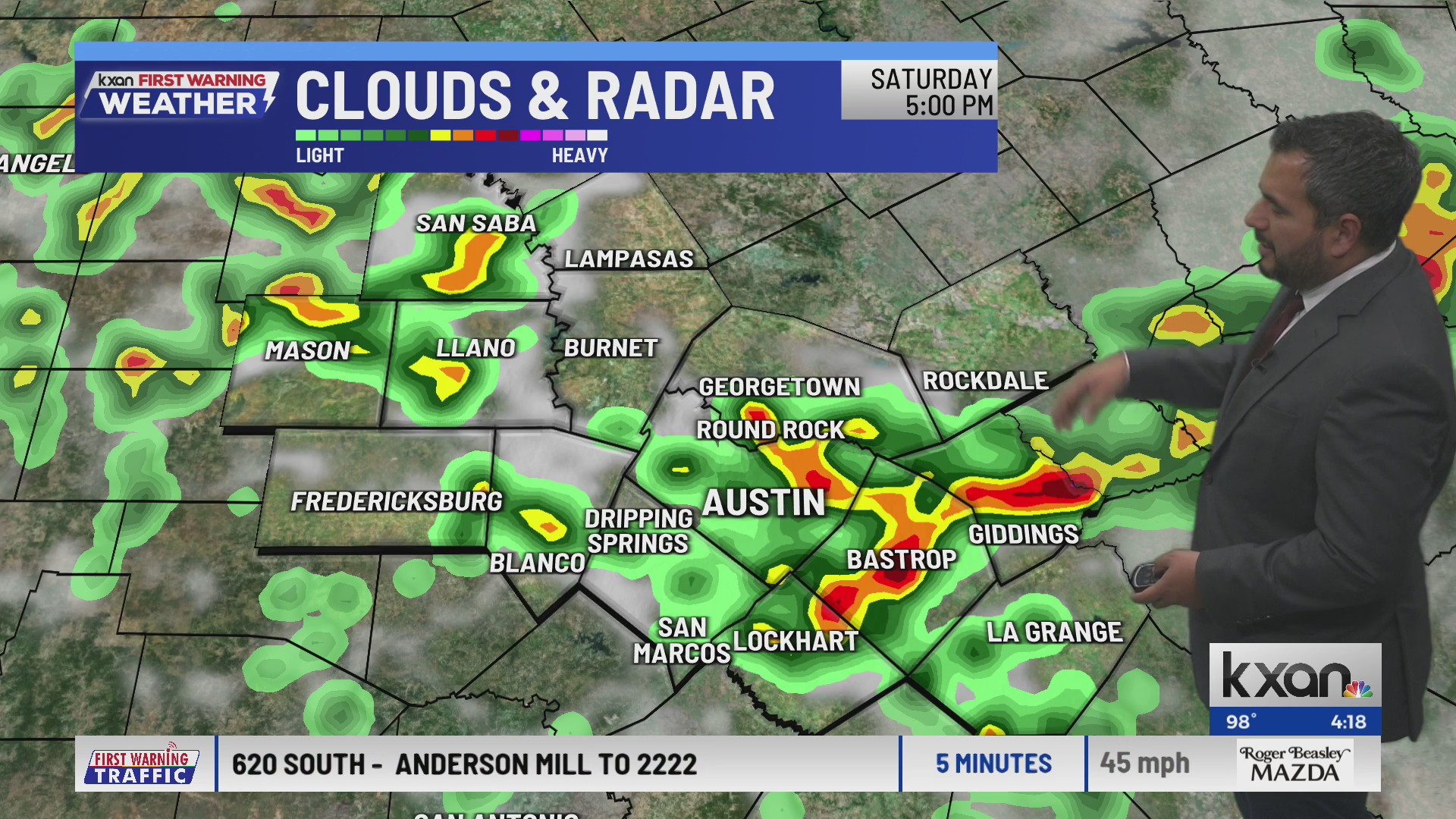 Another triple-digit day possible for Friday but rain chances increase ...