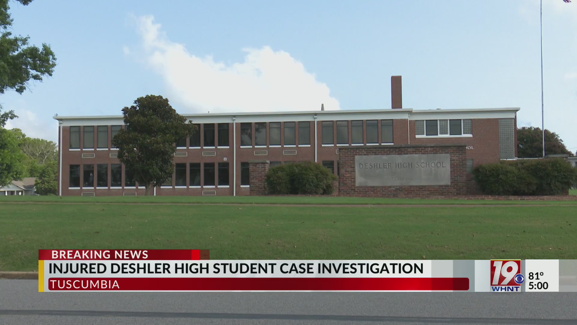 Injured Deshler High Student Investigation | Aug. 28, 2025 | News 19 at ...