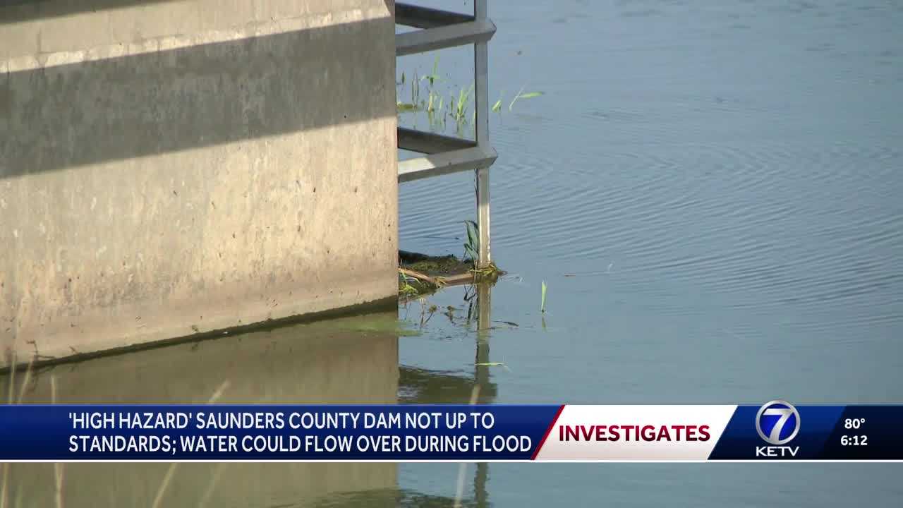 Saunders County dam not up to standards, susceptible to flooding